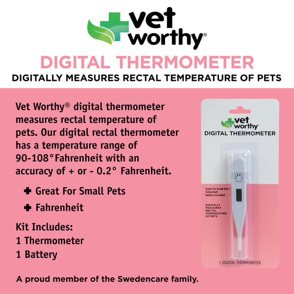 Vet Worthy Digital Pet Thermometer – Poudre Pet and Feed Supply