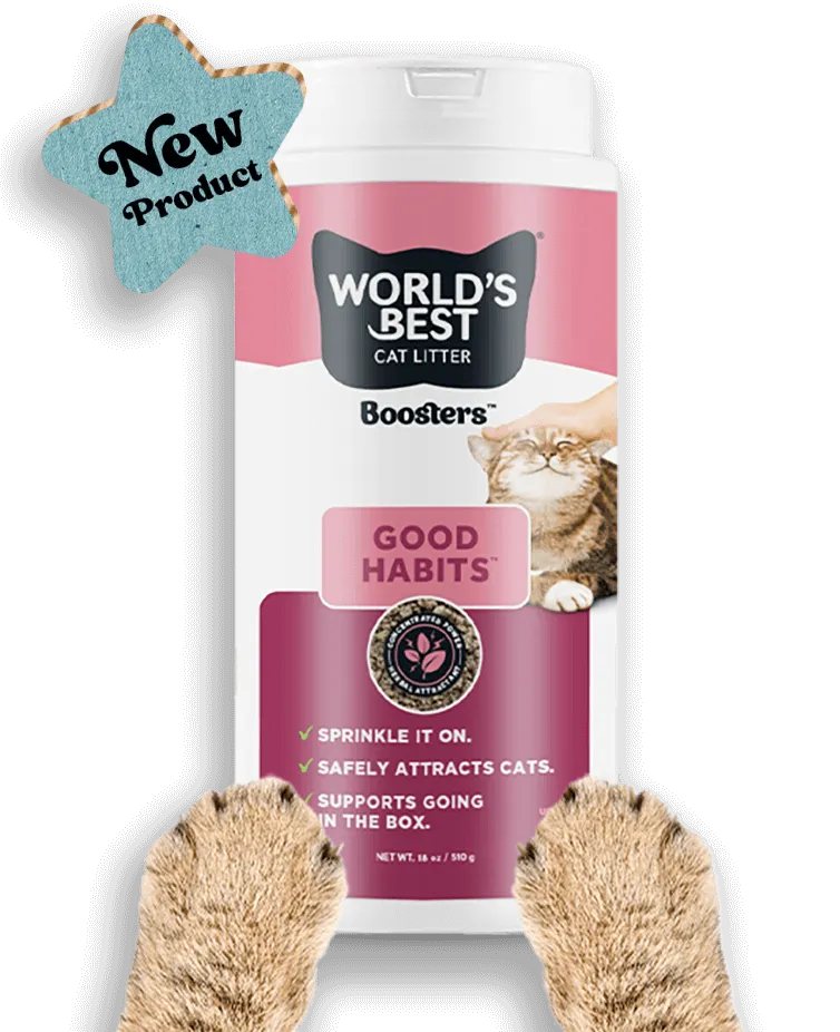 World's Best Cat Litter Good Habits Booster Cat Litter Additive - 18oz ...