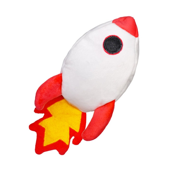 Patchwork Pet Prickles Rocketship With Astronaut 6" Dog Toy – Poudre ...