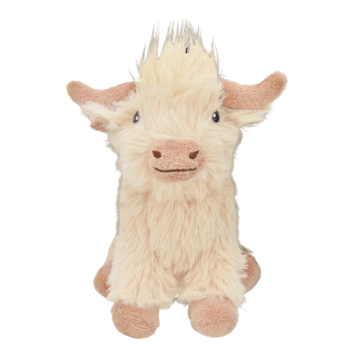 Multipet Minipet Highland Cow Mini Dog Toy - 5" - Assorted Colors/Type ...