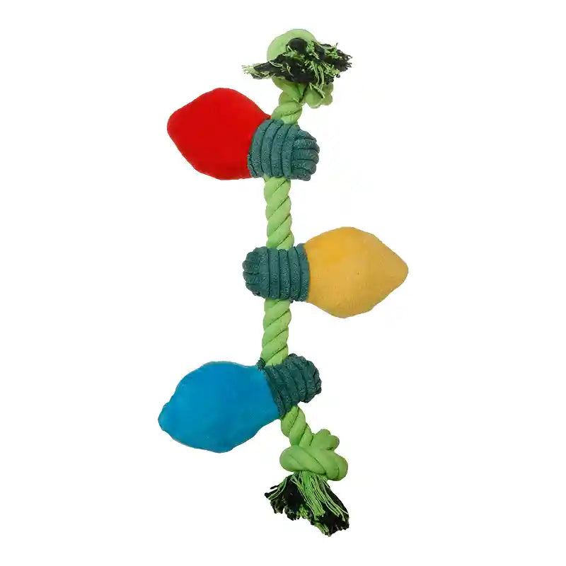 Tall Tails Christmas Lights Rope & Tug Dog Toy - 16" – Poudre Pet and ...