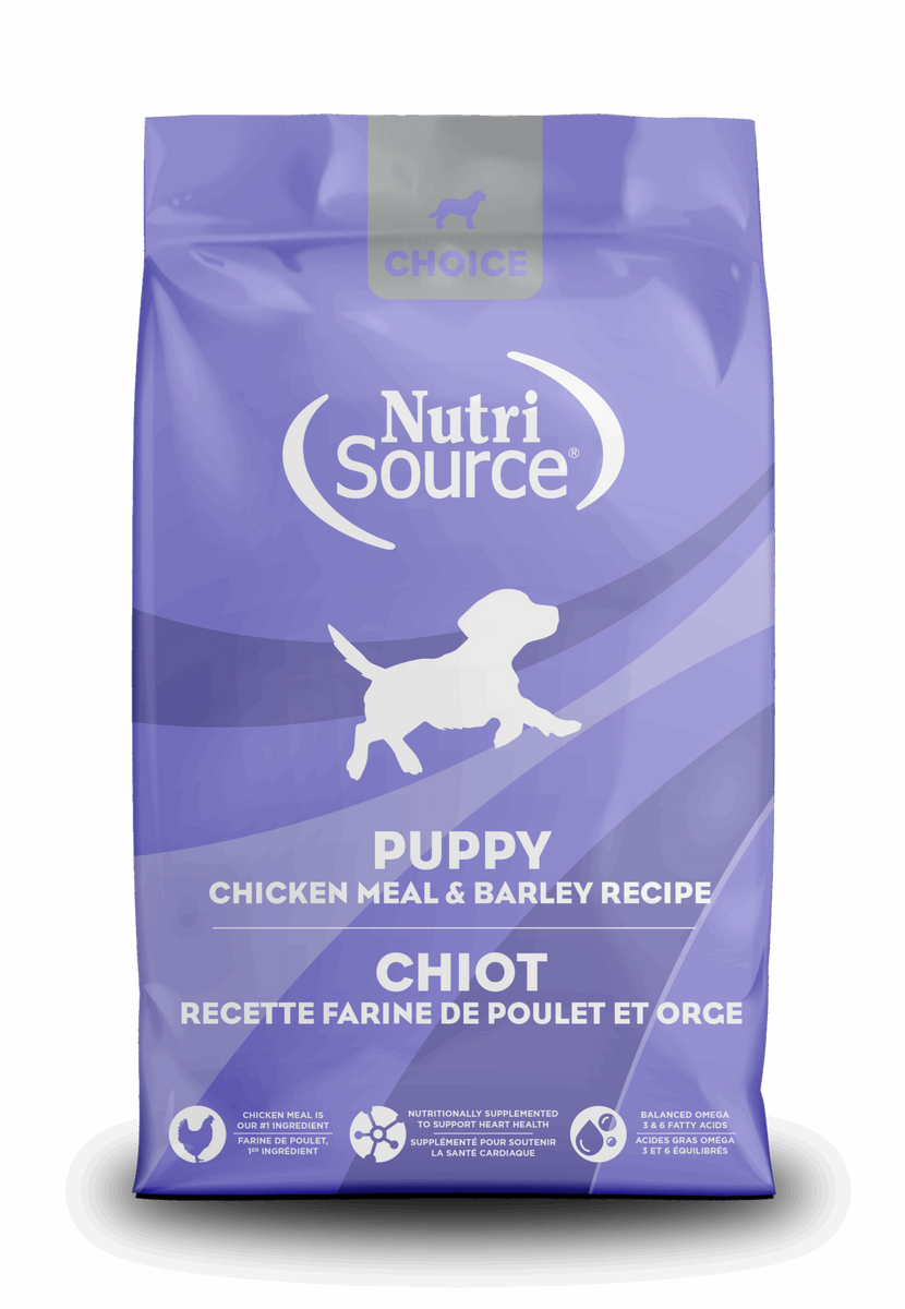NutriSource Choice Puppy Dry Dog Food - Chicken & Barley - 40lb Bag ...