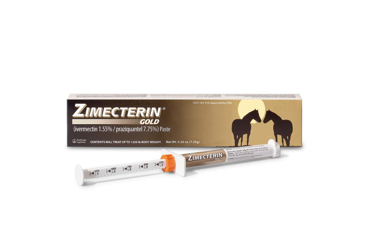 Zimecterin Gold Dewormer For Horses – Poudre Pet and Feed Supply