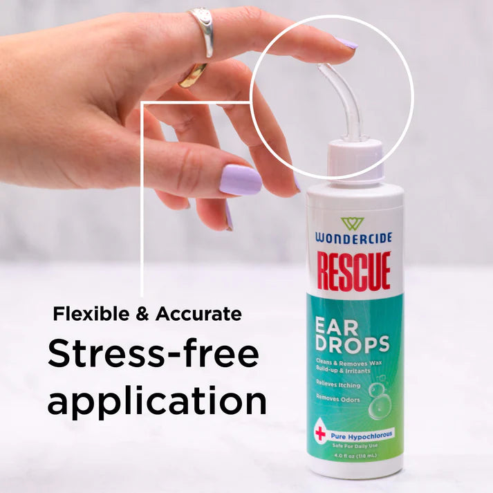 Wondercide Rescue Ear Drops For Dogs & Cats - 4oz Droplet – Poudre Pet ...