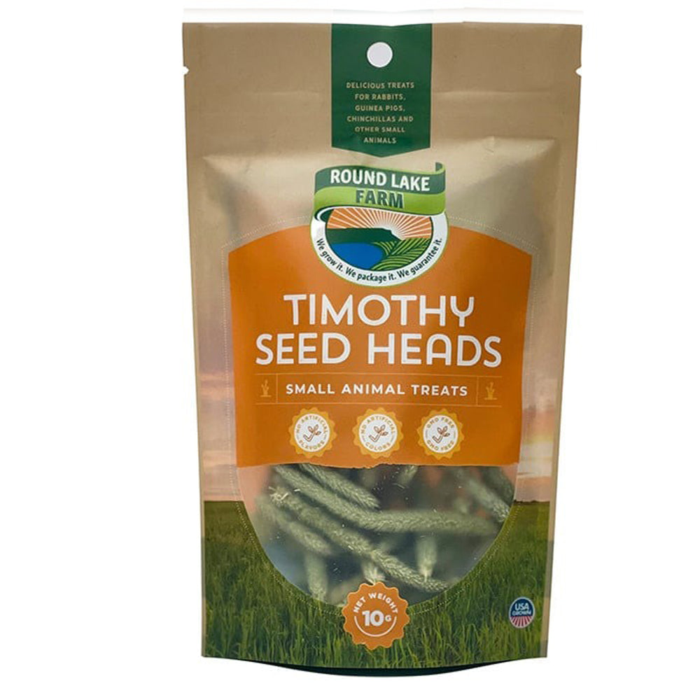 Round Lake Farm Timothy Seed Head Treats 10g – Poudre Pet and Feed Supply