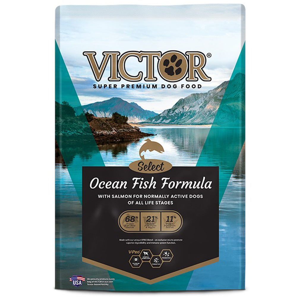 Victor Select Dry Dog Food - Ocean Fish - 40lb Bag – Poudre Pet and ...
