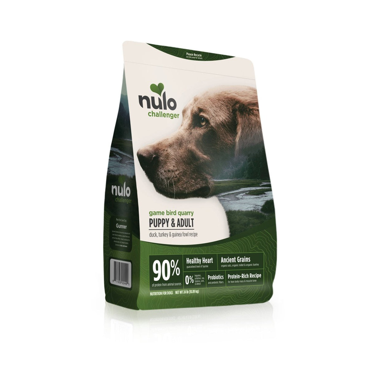 Nulo Challenger Puppy & Adult Duck, Turkey & Guinea Fowl Dog Food 4.5l ...