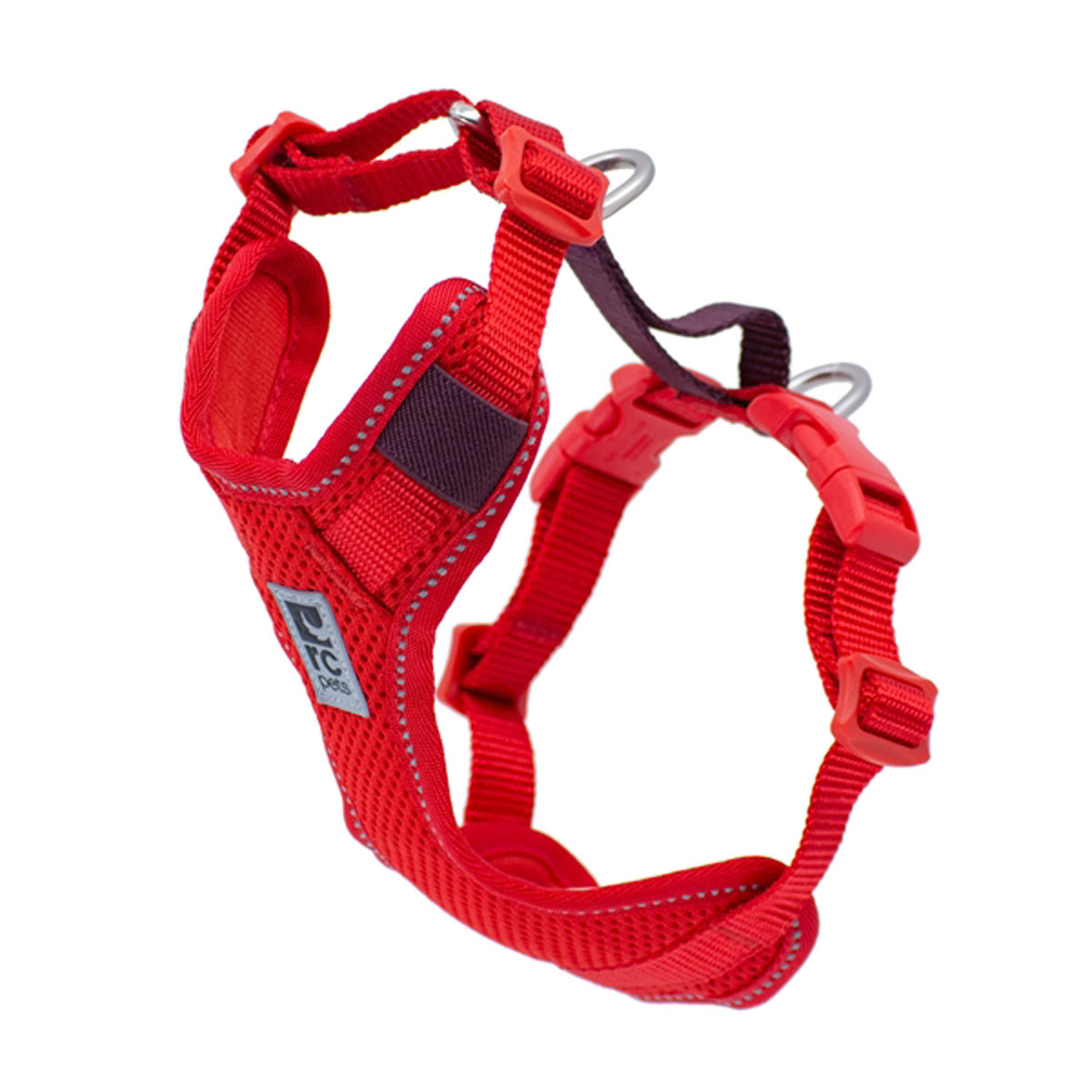 RC Pets Moto Control Harness XSmall Goji Berry/Burgundy – Poudre Pet ...